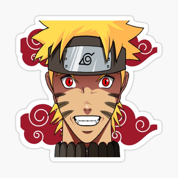 "anime manga red cloud" Sticker for Sale by benz15 | Redbubble
