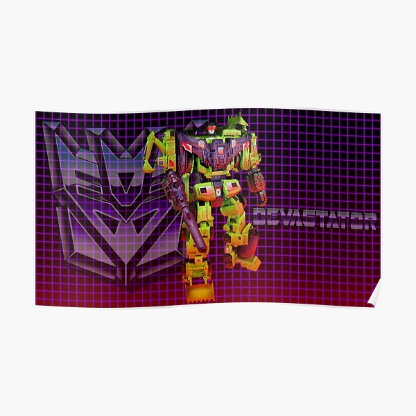 "Transformers Devastator" Poster by kracov | Redbubble