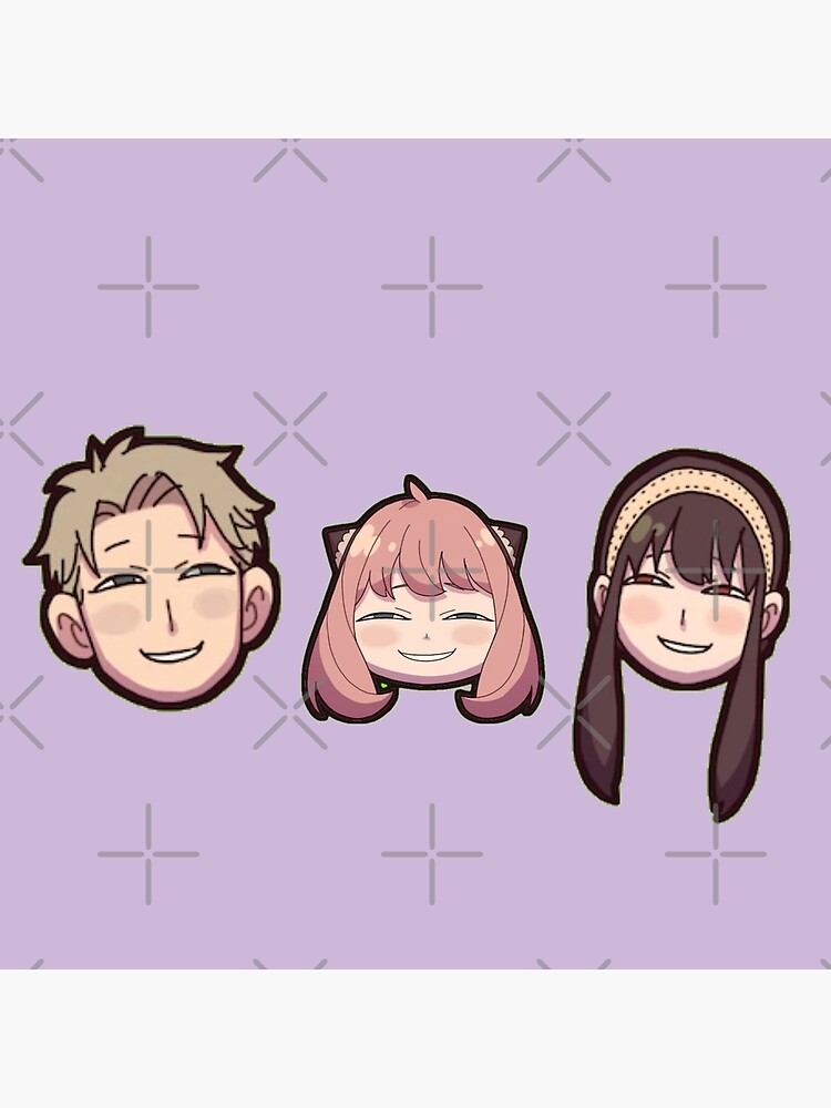 Poster « [ VENTE ] ⭐⭐⭐⭐⭐ SPY X FAMILY Forger Family Smug face 01 », par ...