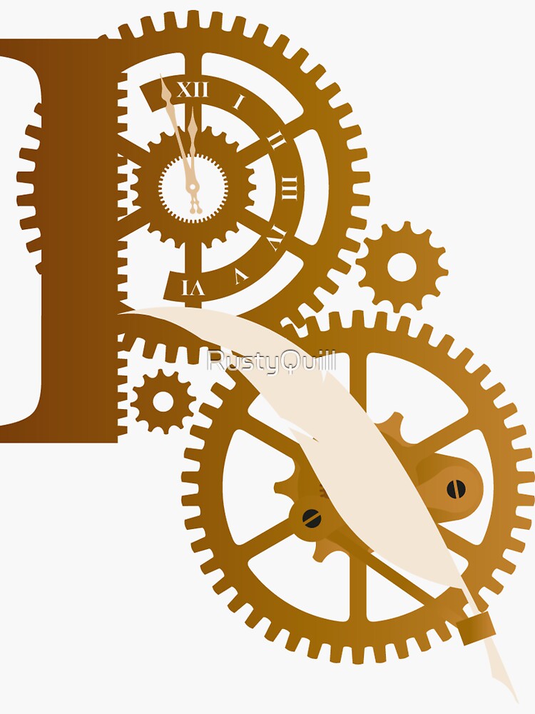 "Rusty Quill Logo (Light)" Sticker for Sale by RustyQuill | Redbubble
