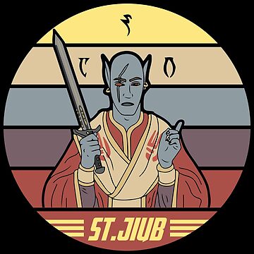 "Saint Jiub the Eradicator" Sticker for Sale by Lovely Wall Art | Redbubble
