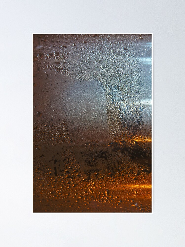 "Condensation on Metal Texture" Poster for Sale by aurielaki | Redbubble