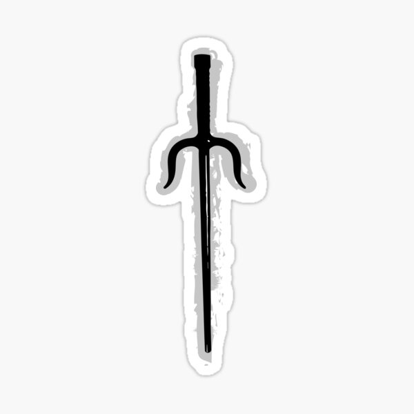 "Sai Silver." Sticker by zaydoi | Redbubble