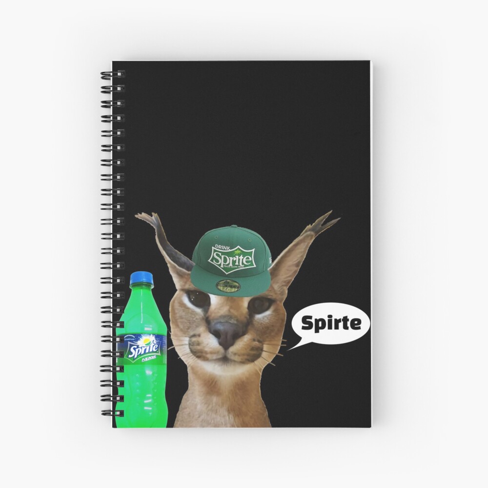 Cuaderno de espiral «Zabloing Big Floppa Cat Meme Spirte (serie Fanter ...