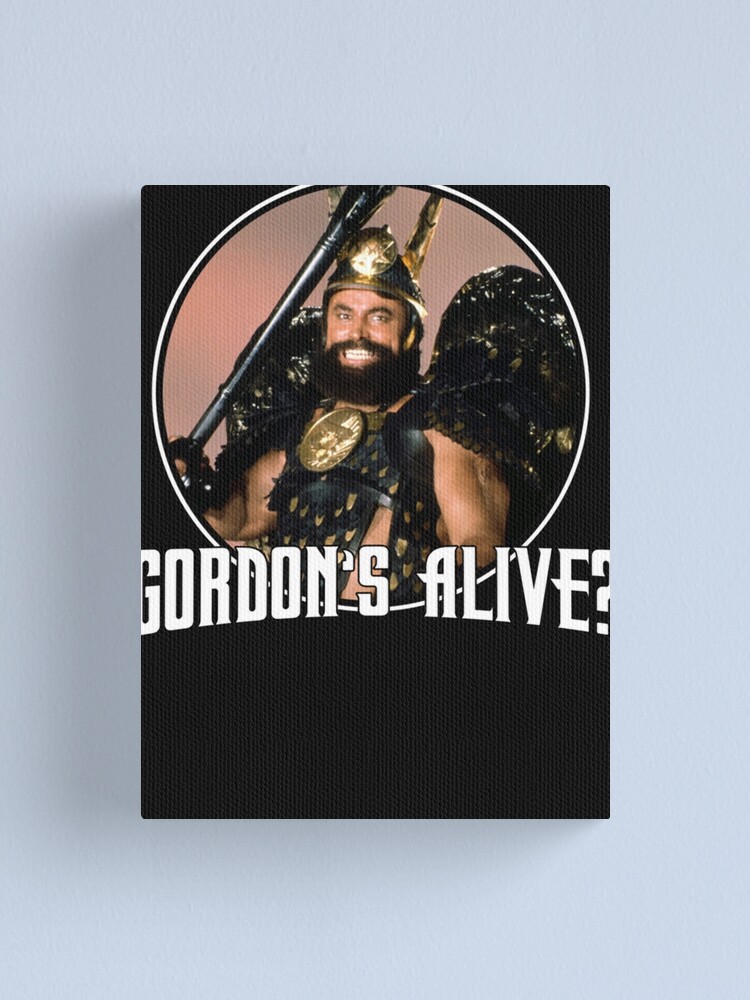 "Gordon’s Alive - Inspired by Flash Gordon" Canvas Print for Sale by ...