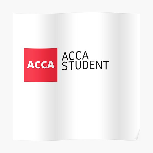 "Acca Student Design" Poster for Sale by Red-ElYoubi | Redbubble