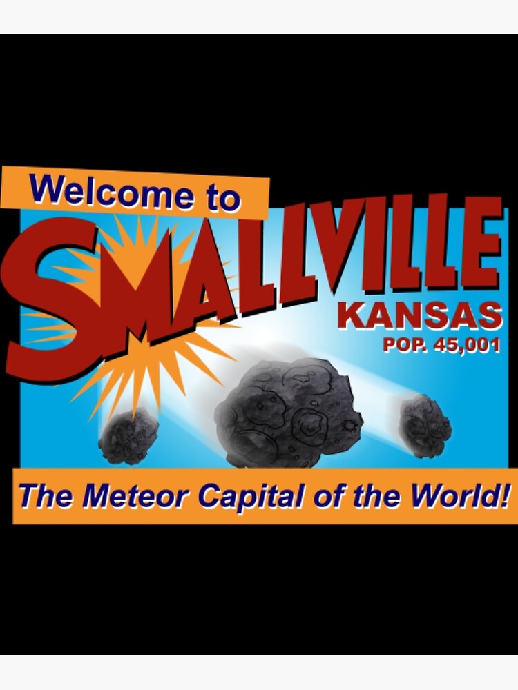 Smallville T-ShirtThe Meteor Capital of the World Premium Matte ...