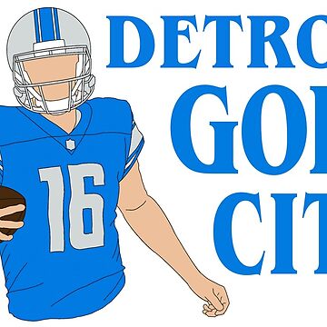 "Detroit Goff City" Sticker for Sale by motorcitydibby | Redbubble