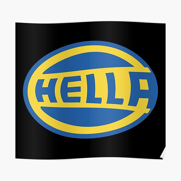 "Hella Logo " Poster for Sale by birasaema | Redbubble