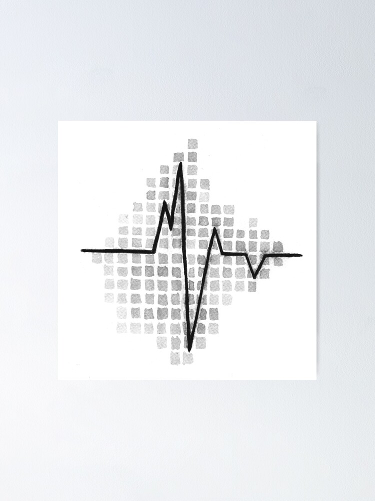 "EKG" Poster by bridgetdav | Redbubble