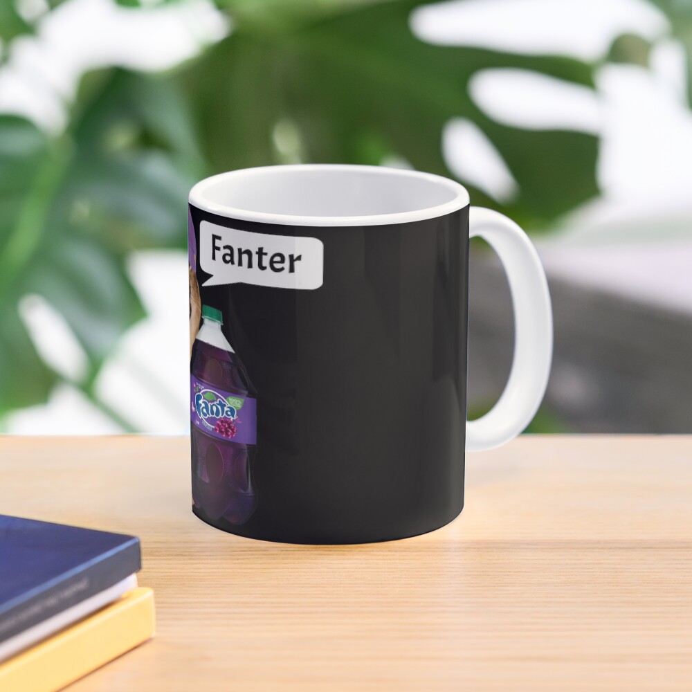 "Demotivational Big Floppa Cat Meme Fanter Grape (Caracal)" Mug by ...