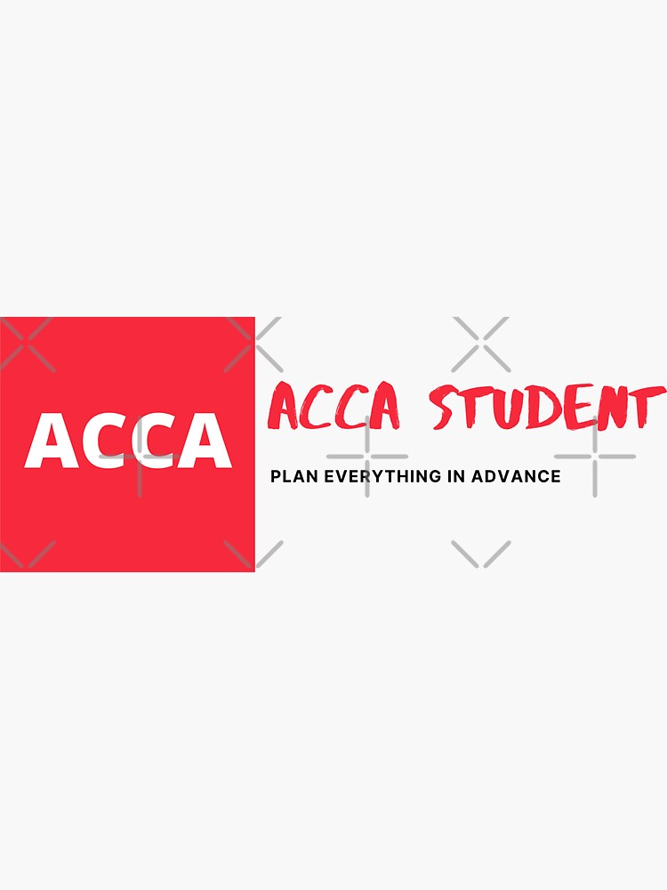 "Acca Student Design" Sticker by Red-ElYoubi | Redbubble