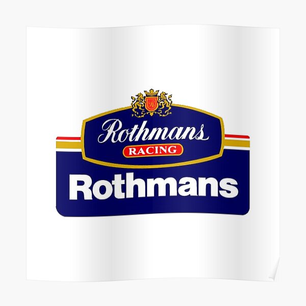 "Rothmans Racing" Poster for Sale by rafureiga | Redbubble