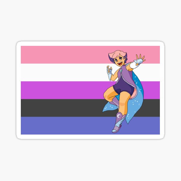 "She-ra Genderfluid LGBT+ Pride Flag" Sticker for Sale by The-Unicorn ...