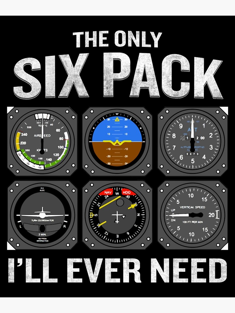 "Funny Pilot Quote Cockpit Airplane Flight Intruments" Poster for Sale ...