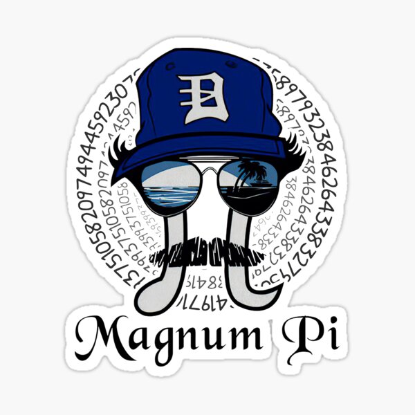 "Magnum Pi" Sticker for Sale by LowDD | Redbubble