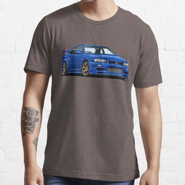 "Nissan Skyline R34 GT-R" T-shirt for Sale by STProd | Redbubble ...