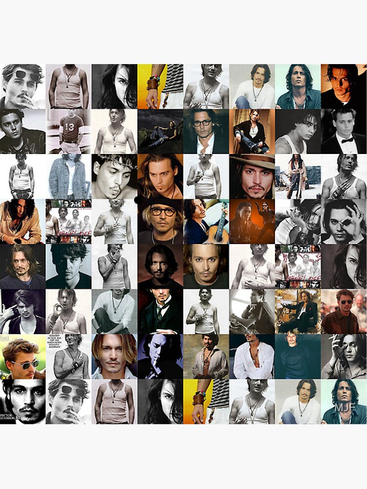 "Johnny Depp" Sticker by MonikaFileccia | Redbubble