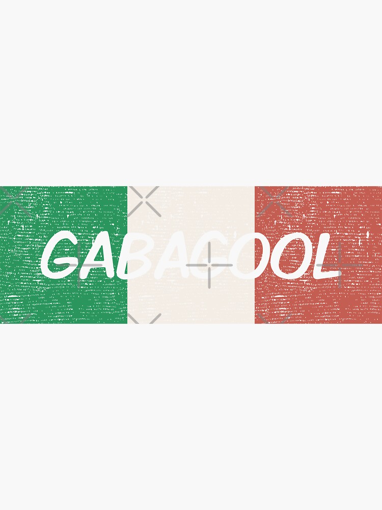 "Gabagool Italian Capicola Meat Lover Funny Gift" Sticker for Sale by ...