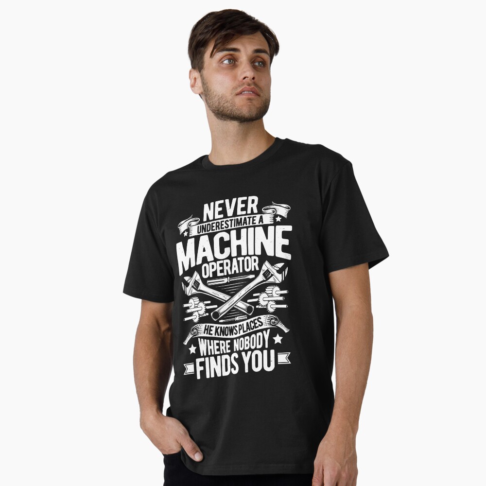"Machine Operator Machinist" Sticker for Sale by Krautshirts | Redbubble
