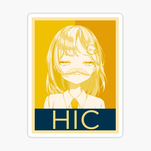 "Hololive Amelia Watson Hic Posterized" Sticker for Sale by UDTee ...