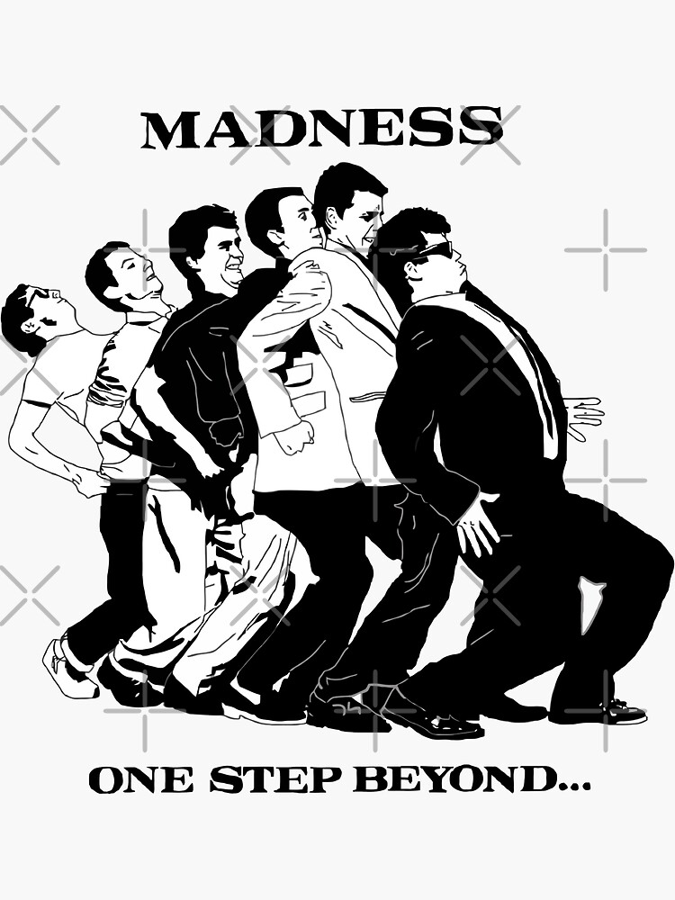 "Madness American punk rock band" Sticker for Sale by IrawanJoe | Redbubble