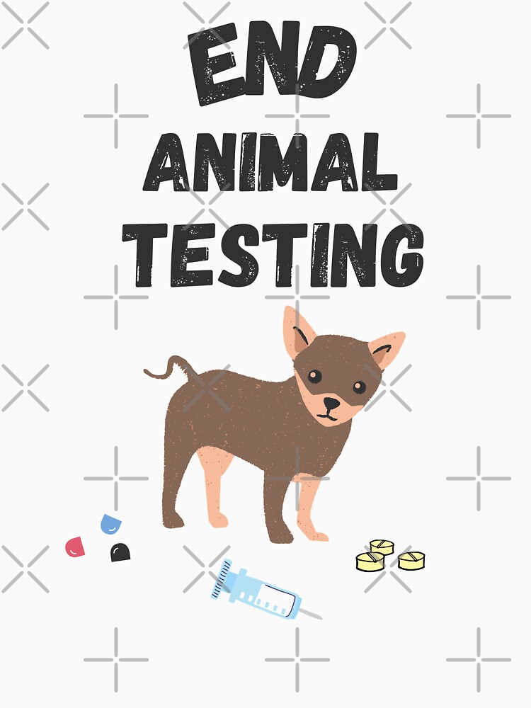 "End Animal Testing" T-shirt for Sale by gulya | Redbubble | against ...