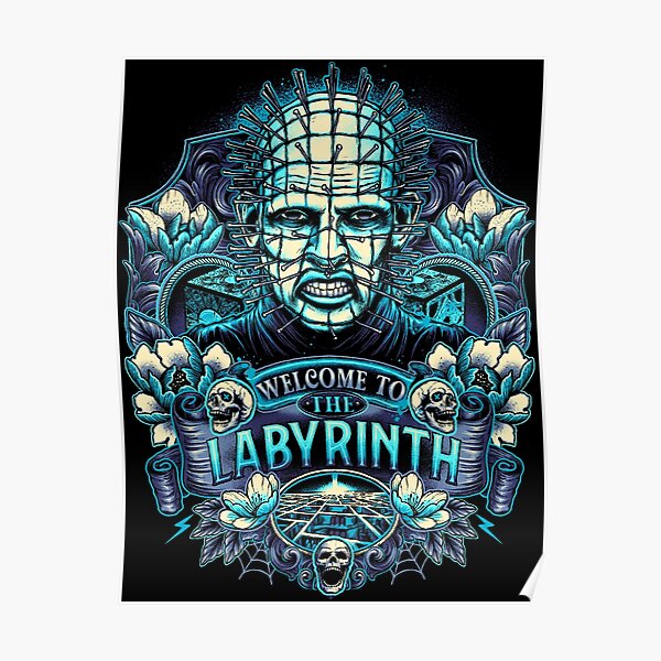 "Welcome to the Labyrinth" Poster for Sale by glitchy-gorilla | Redbubble