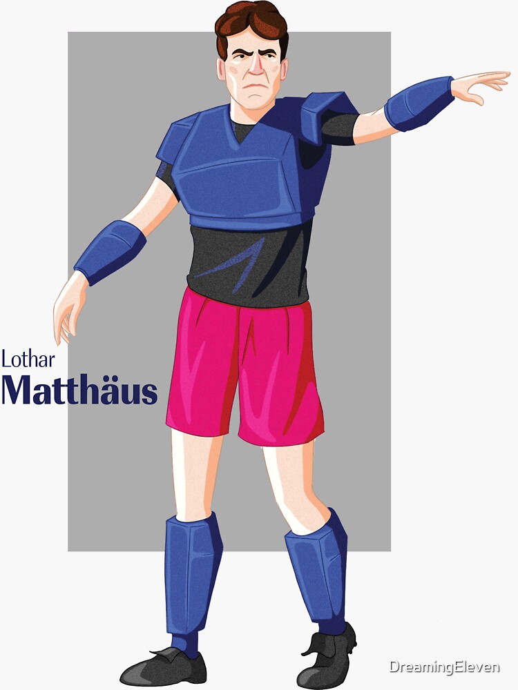 "Lothar Matthäus" Sticker for Sale by DreamingEleven | Redbubble