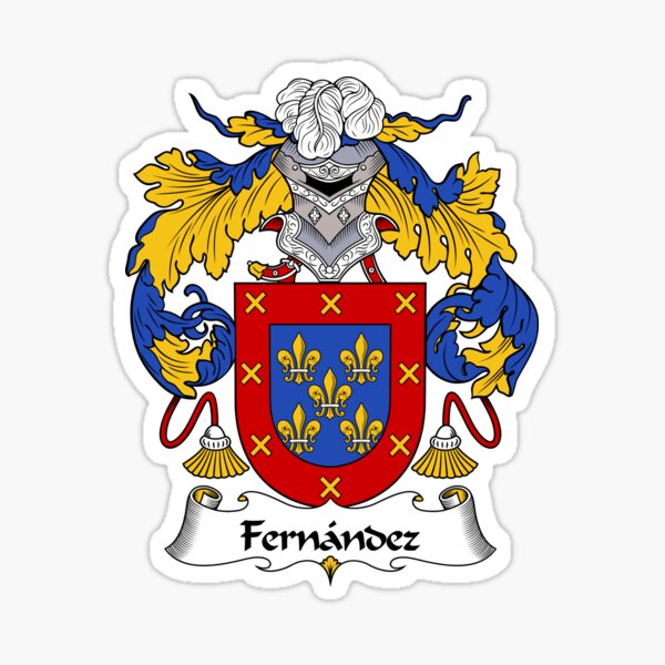 "Fernandez Coat of Arms/Family Crest" Sticker for Sale by carpediem6655 ...