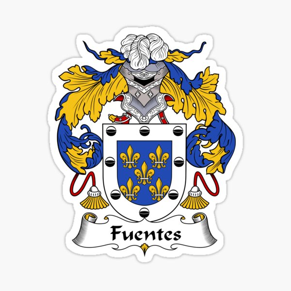 "Fuentes Coat of Arms/Family Crest" Sticker by carpediem6655 | Redbubble
