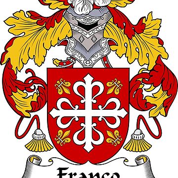 "Franco Coat of Arms/ Franco Family Crest" Greeting Card for Sale by ...