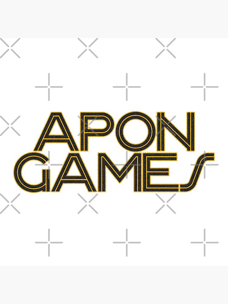 "APON GAMES LOGO" Art Print by AllPortsOpen | Redbubble