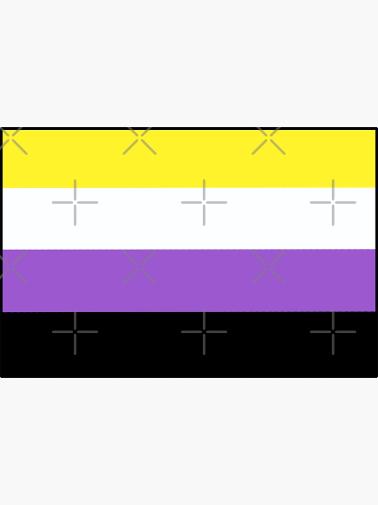 "Non-Binary Flag" Sticker by MollyPollyPiee | Redbubble