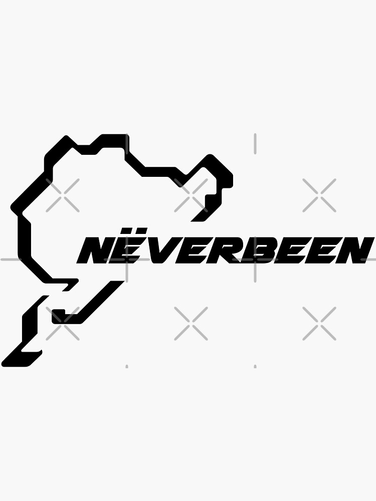 "Never Been" Sticker for Sale by RB26DETT | Redbubble