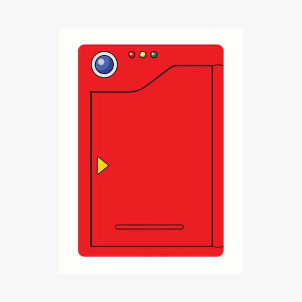 "Original Pokedex" Art Print for Sale by snidget | Redbubble