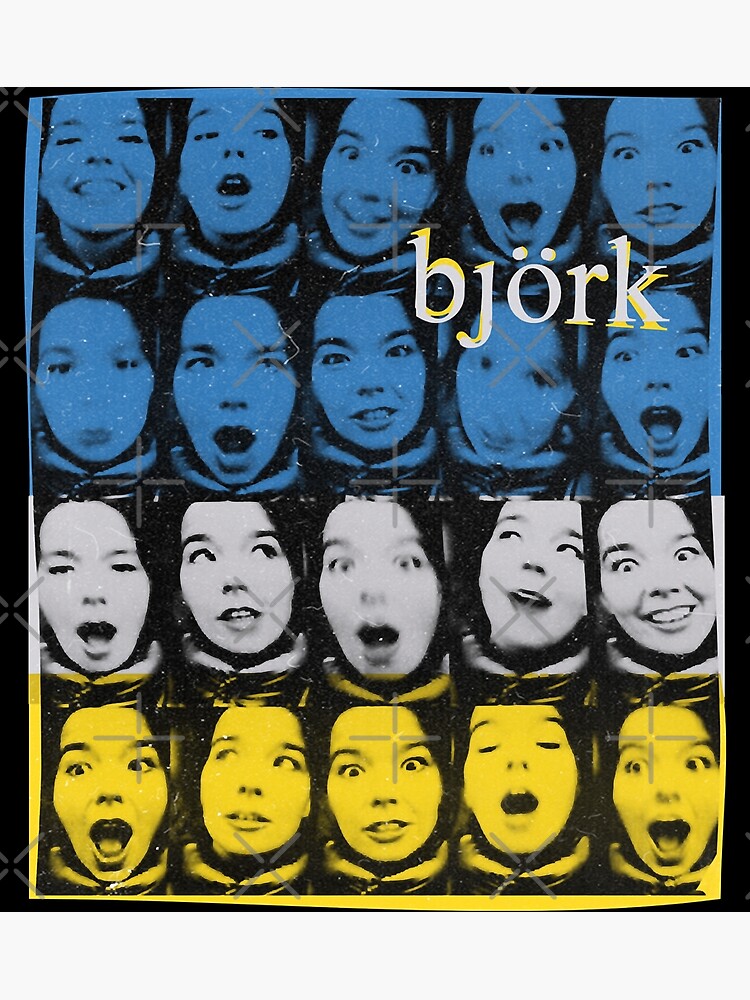 Póster «Vintage Bjork Fan Art Retro 90 S Niños Niñas» de ...