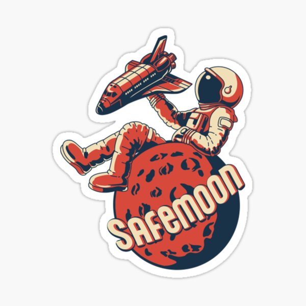 Safemoon Logo Stickers | Redbubble