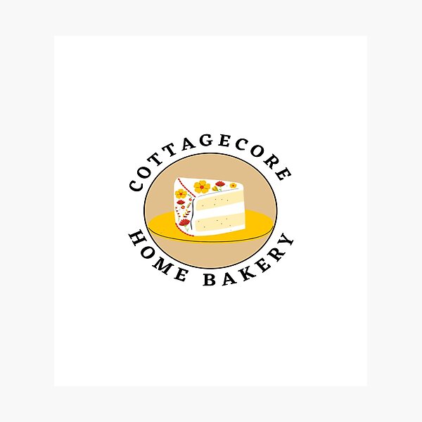 "Cottagecore home bakery, Cottagecore, cake," Photographic Print by ...