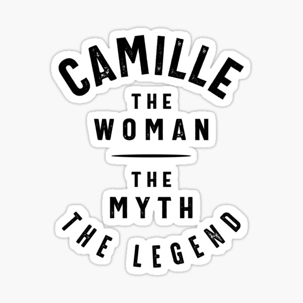 "Womens Camille Personalized Name Birthday Gift" Sticker for Sale by ...