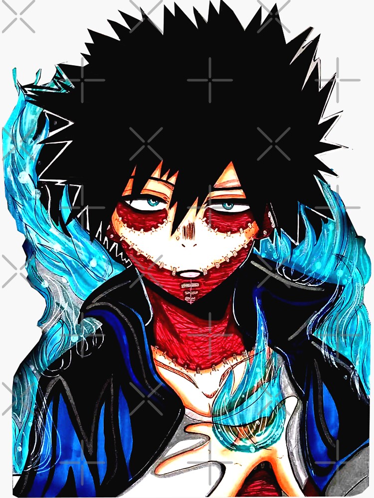 "Dabi Anime Kawaii" Sticker by brooksill22 | Redbubble
