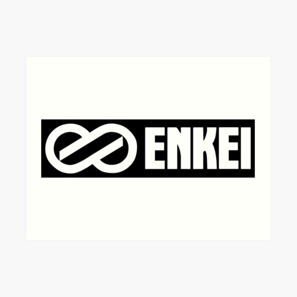 "WHEELS-ENKEI LOGO" Art Print for Sale by mindaniel | Redbubble