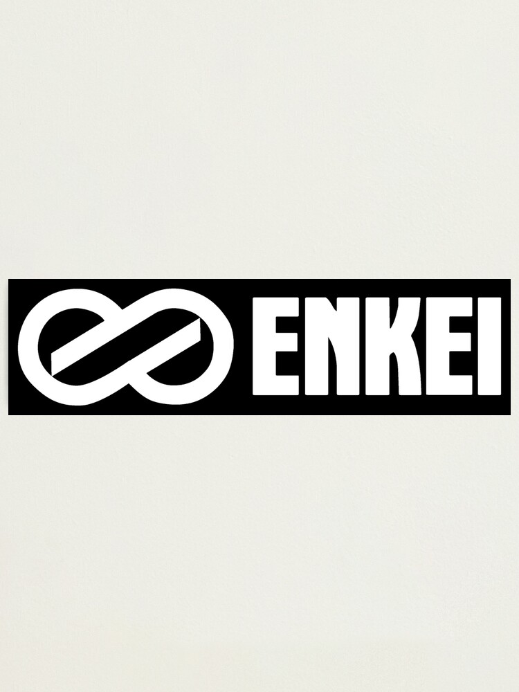 "WHEELS-ENKEI LOGO" Photographic Print for Sale by mindaniel | Redbubble