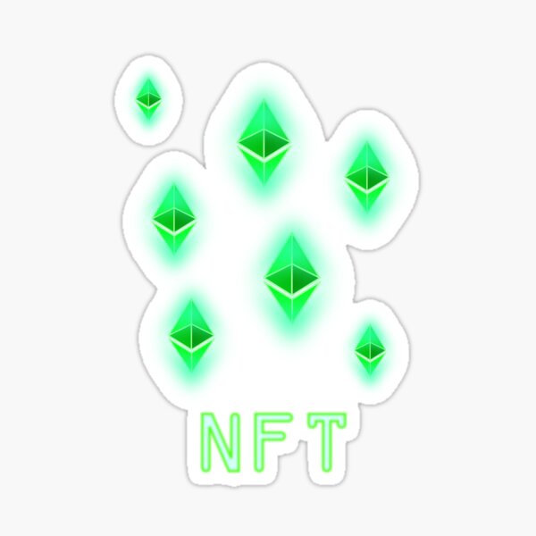 "NFT non-fungible token" Sticker for Sale by Logan81 | Redbubble