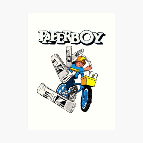 "Paperboy Arcade " Art Print by Icepatrol | Redbubble