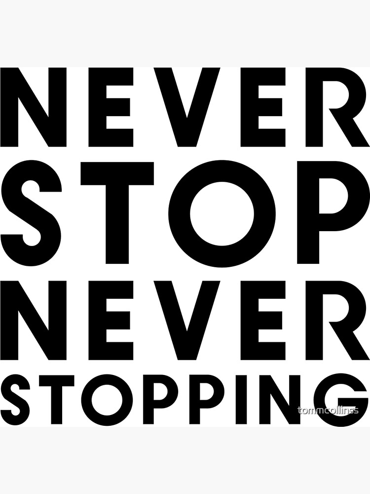 "Popstar - Never Stop Never Stopping Type Tee" Art Print for Sale by ...