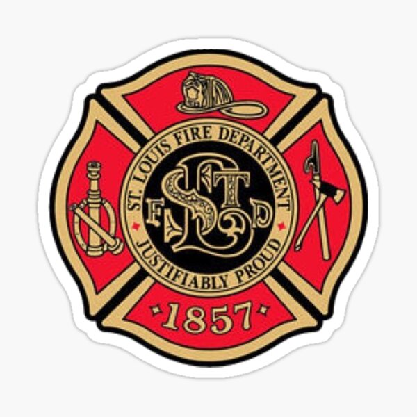"St. Louis Missouri Fire Department" Sticker for Sale by lawrencebaird ...