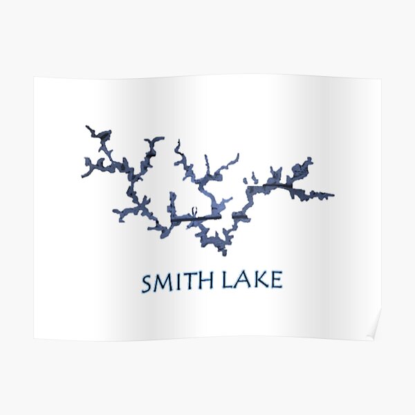 "Smith Lake, Alabama" Poster by Statepallets | Redbubble