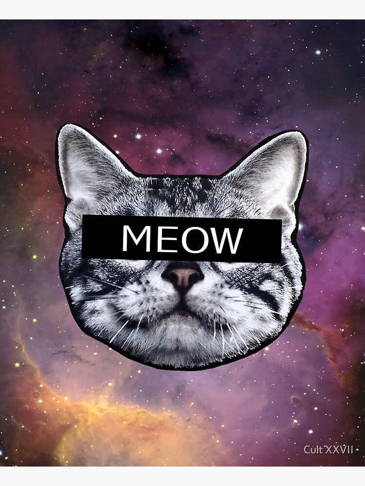 "Censor Cat" Poster by ToriMichelle | Redbubble