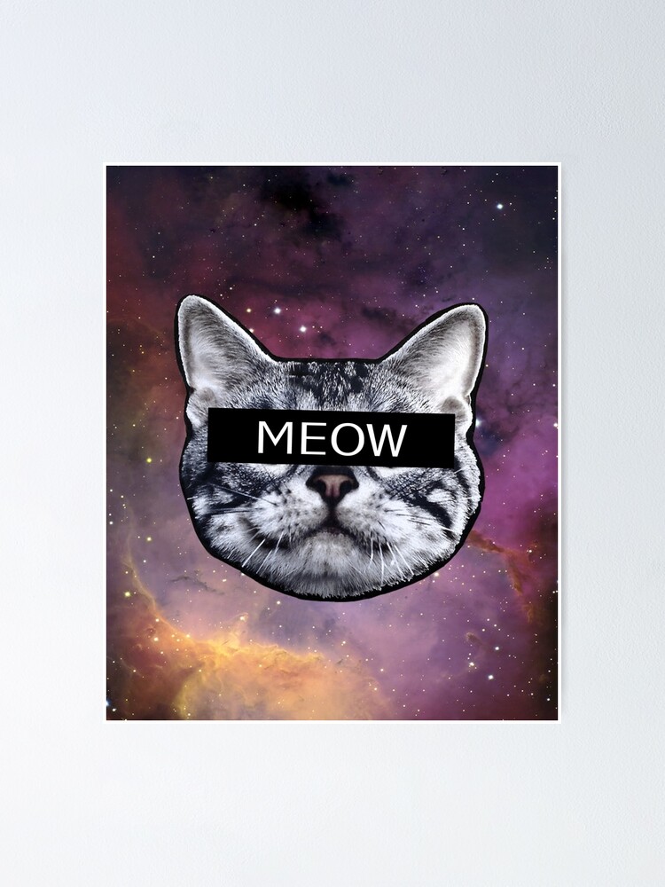 "Censor Cat" Poster by ToriMichelle | Redbubble